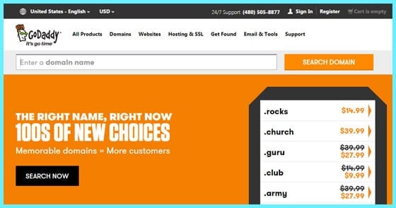 Rackspace vs. GoDaddy Hosting Platforms